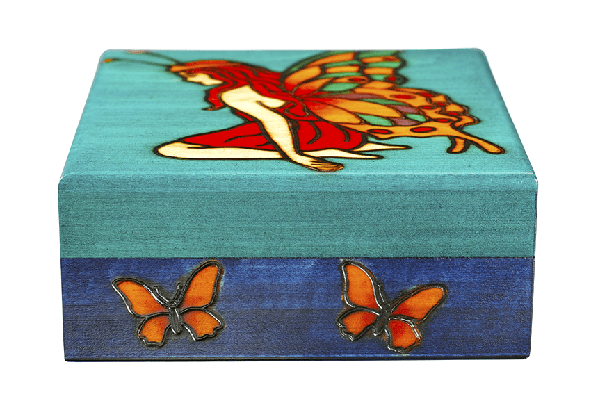 Fairy of the Butterflies - Enchanted World of Boxes